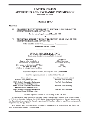 Fillable Online media corporate-ir iStar Financial. 10-Q Fax Email ...