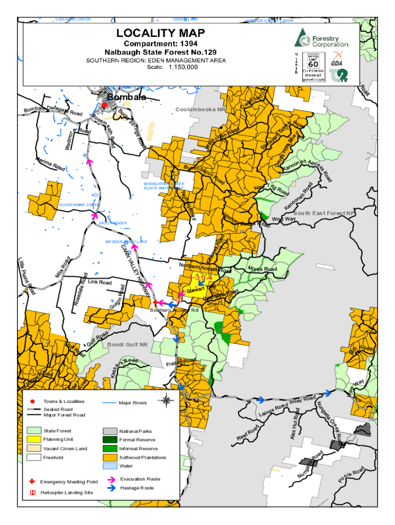 Fillable Online Nalbaugh State Forest Compartment 1394 Harvest Plan ...