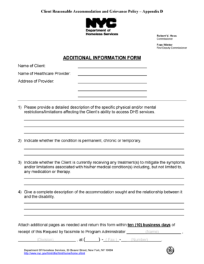 Fillable Online legal-aid ADDITIONAL INFORMATION FORM - Legal-aid.org ...