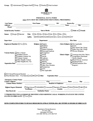 Fillable Online marquette Grad Assistant Fax Email Print - pdfFiller