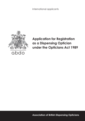 Fillable Online abdo org 5421 Overseas Application Form AW_A4 - ABDO ...