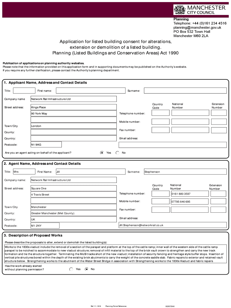 Fillable Online Network Rail Infrastructure Ltd Fax Email Print - pdfFiller