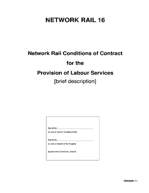Fillable Online NETWORK RAIL 3 Fax Email Print - pdfFiller