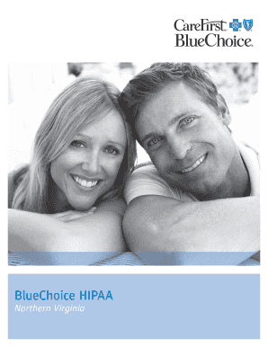 Fillable Online CareFirst BlueChoice HIPAA - Northern Virginia ...