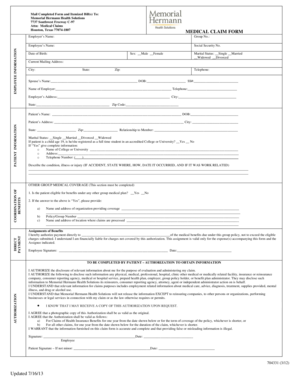 Fillable Online Mail Completed Form and Itemized Bill(s) To Fax Email ...