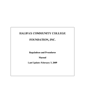Fillable Online halifaxcc HALIFAX COMMUNITY COLLEGE Fax Email Print - pdfFiller