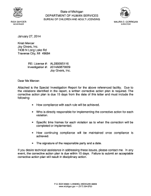 Fillable Online dleg state mi Kristi Mercer - dleg state mi Fax Email ...