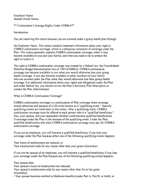 Fillable Online Sample Initial Notice Form Fax Email Print - pdfFiller