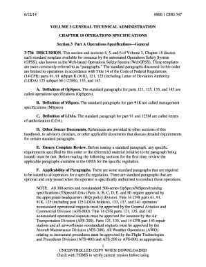 Fillable Online fsims faa 12/12/13 8900.1 chg 320 volume 3 general ...