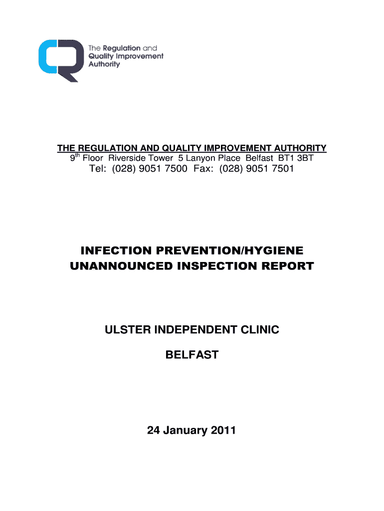 Fillable Online REGULATION AND QUALITY IMPROVEMENT AUTHORITY Fax Email ...