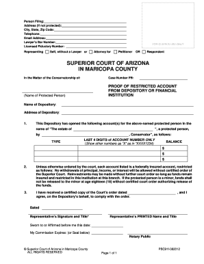 GUARDIANSHIP And - Superior Court - Maricopa County - Superiorcourt Maricopa - Fill and Sign ...
