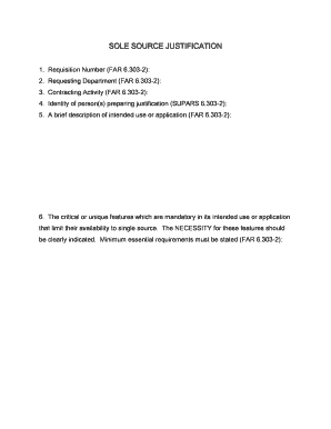 Fillable Online nps SOLE SOURCE JUSTIFICATION - Naval Postgraduate School Fax Email Print ...