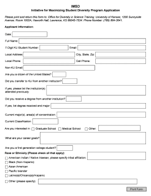 Fillable Online www2 ku Download the pre-application form as a PDF ...