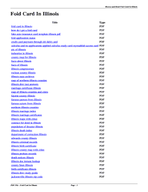 Fillable Online idene zapto Foid Card In Illinois. foid card in ...