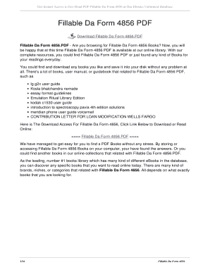 Fillable Online Da Form 4856 PDF. fillable da form 4856 PDF Fax Email ...