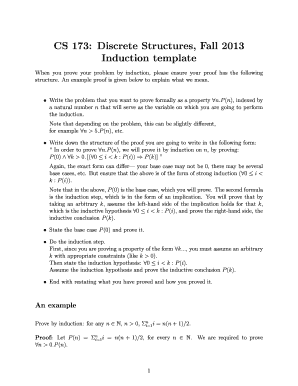 Fillable Online Induction template Fax Email Print - pdfFiller
