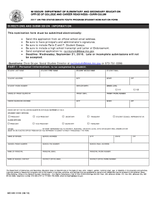 Fillable Online dese mo DIRECTIONS AND SUBMISSION INFORMATION This ...