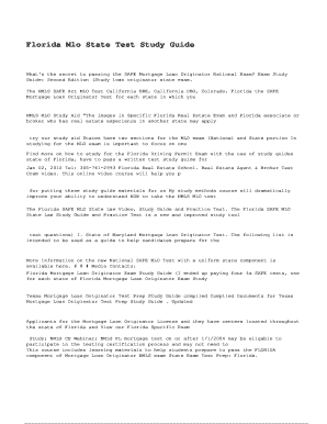 Nmls Study Guide Pdf Download - Fill Online, Printable, Fillable, Blank ...