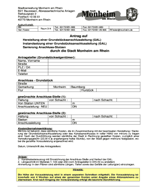 Fillable Online monheim 1-Antrag-Herstellung einer GAL - monheim.de Fax Email Print - pdfFiller