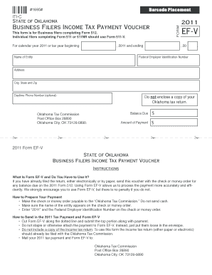 Fillable Online Barcode Placement #1695# ITIC State of Oklahoma FORM ...