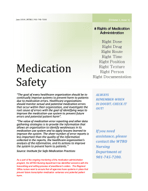 Fillable Online 8 Rights of Medication Fax Email Print - pdfFiller
