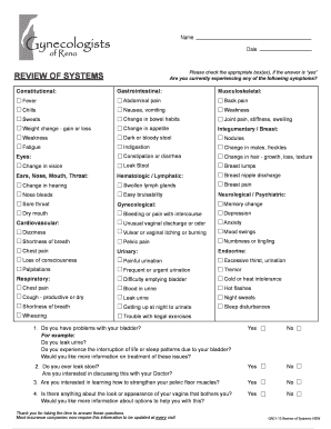 Fillable Online GR01-1S Review of systems NEW-10892 Fax Email Print ...