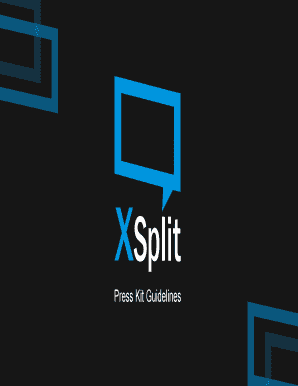 Fillable Online Press Kit Guidelines Fax Email Print - pdfFiller