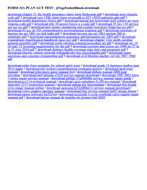 Fillable Online jt7ag fresholdbook FORM 32A PLAN ACT TEST. FORM 32A ...