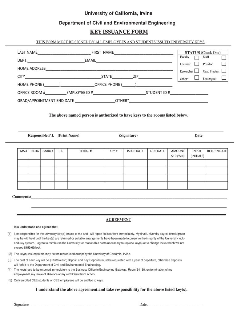 Fillable Online engineering uci THIS FORM MUST BE SIGNED BY ALL ...