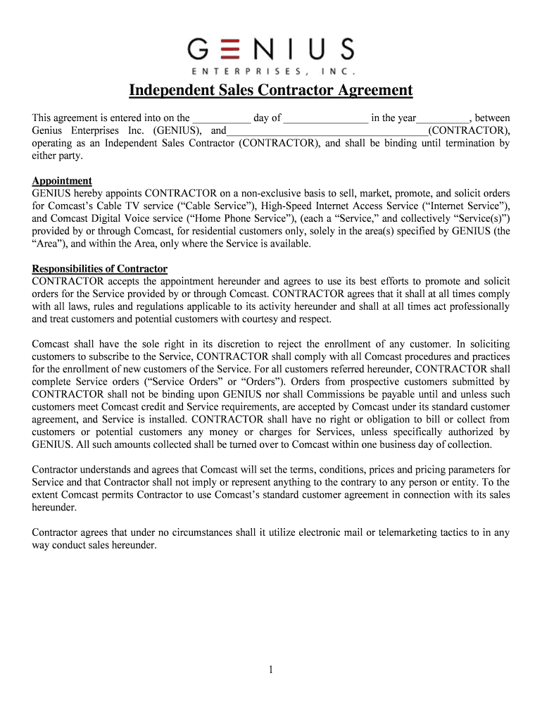 Fillable Online This agreement is entered into on the day of in the year , between Fax Email ...