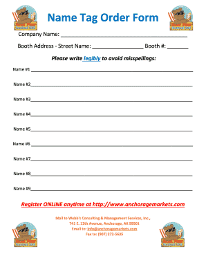 Fillable Online Booth Address - Street Name: Booth #: Fax Email Print ...