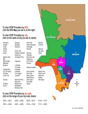 Fillable Online publichealth lacounty To view CPSP Providers by SPA ...