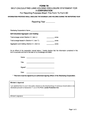 7b Form - Fill Online, Printable, Fillable, Blank | pdfFiller