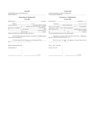 Fillable Online gnb P-17.1 Probate Court Act 84-9 Renunciation of ...