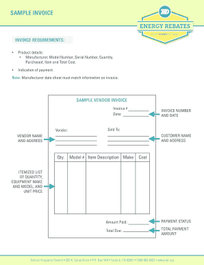 Fillable Online INVOICE REQUIREMENTS: Fax Email Print - pdfFiller