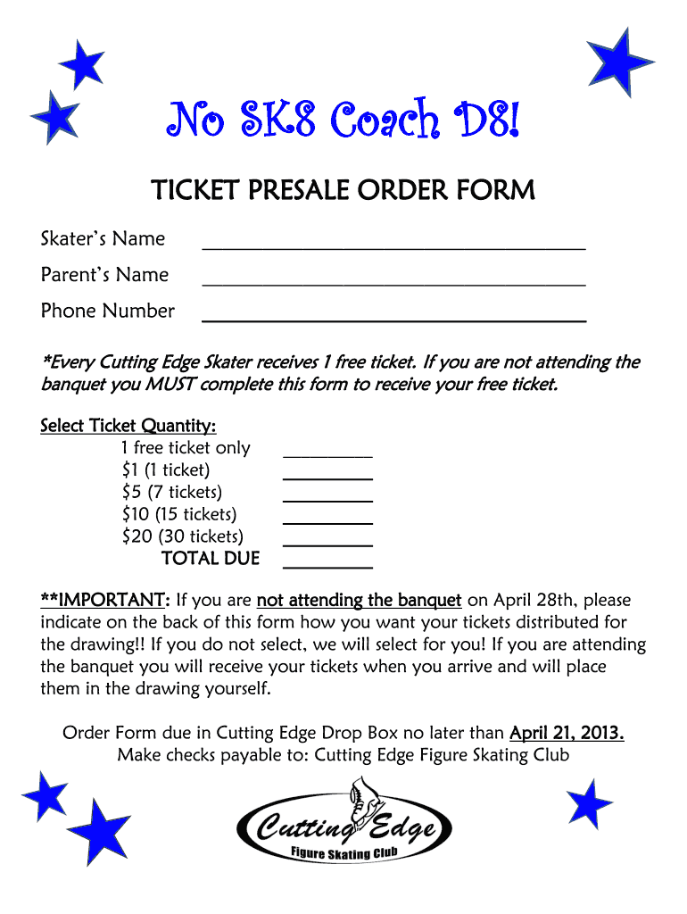 Fillable Online cuttingedgefsc No SK8 Coach D8! - cuttingedgefsc.org ...