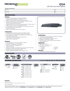 Fillable Online QSA - Precision-Paragon Fax Email Print - pdfFiller