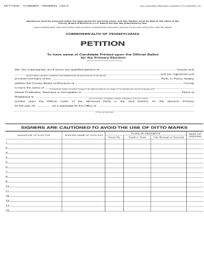 Fillable Online luzernecounty PETITION - Luzerne County, Pennsylvania ...