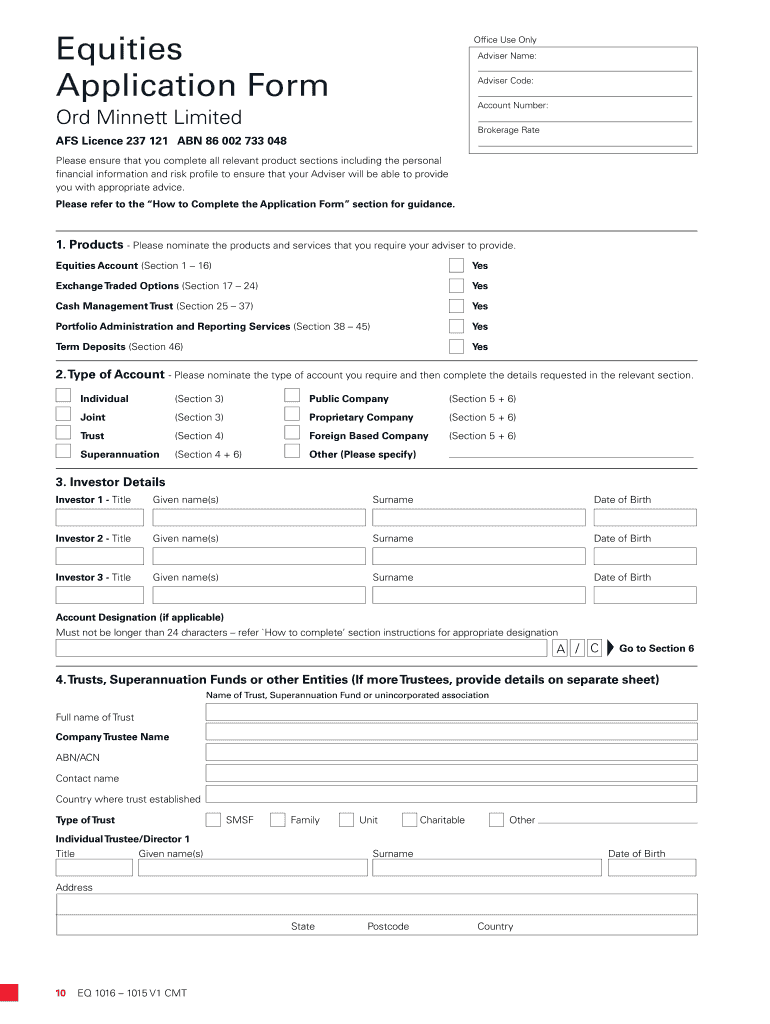 Fillable Online Client Application Form Combined Fax Email Print ...
