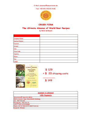 Ultimate Almanac Of World Beer Recipes Pdf - Fill Online, Printable ...