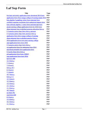 Laf Form - Fill Online, Printable, Fillable, Blank | pdfFiller