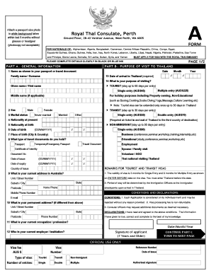 Fillable Online FORM A EDITED CANBERRA 10AUG16 PERTH.xlsx Fax Email ...