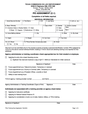 Fillable Online TDCJ TRAINING Fax Email Print - pdfFiller