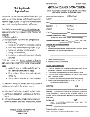Fillable Online bsa-troop430 Merit Badge Counselor Registration Process ...