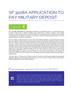 Sf 3108a - Fill and Sign Printable Template Online