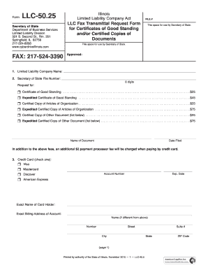 Llc 50 25 - Fill and Sign Printable Template Online