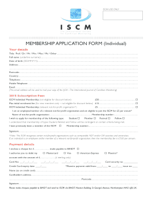 Fillable Online bindt MEMBERSHIP APPLICATION FORM (Individual) - bindt ...