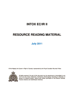 Fillable Online mkjustice intox ecir ii canada form Fax Email Print ...