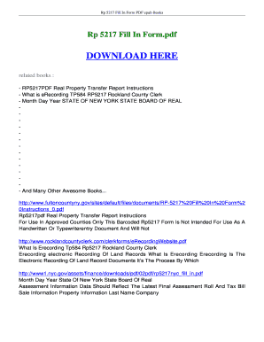 Fillable Online ebookread Rp 5217 Fill In Form FREE Download ...