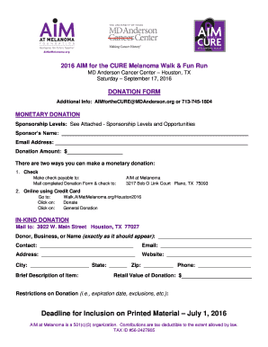 Fillable Online cdn rallybound Aim at Melanoma - cdn.rallybound.org ...